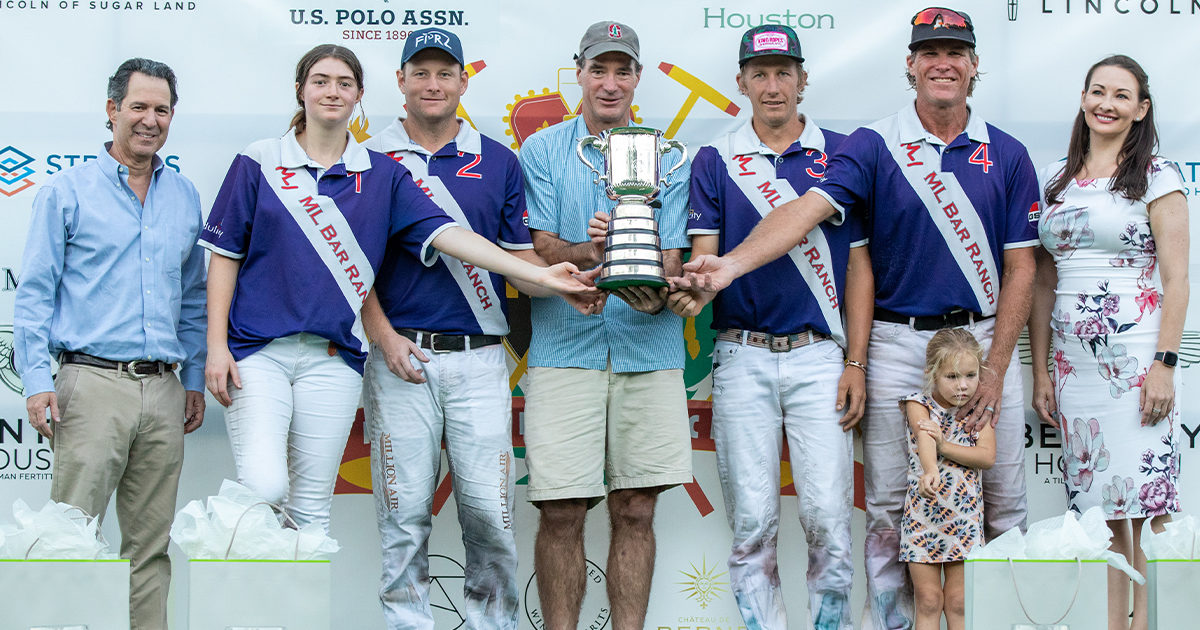 ML BAR RANCH HONOR H. BEN TAUB WITH UNDEFEATED STREAK | U.S. POLO ASSN.
