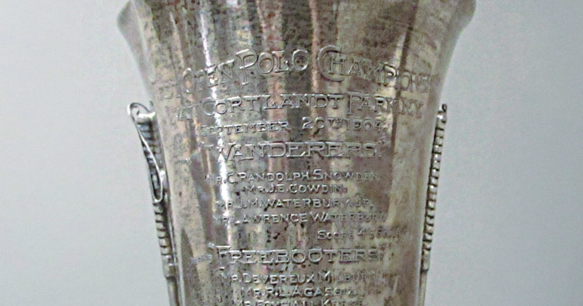 PREMIER PIECE OF AMERICAN POLO HISTORY DONATED TO THE MUSEUM OF POLO ...
